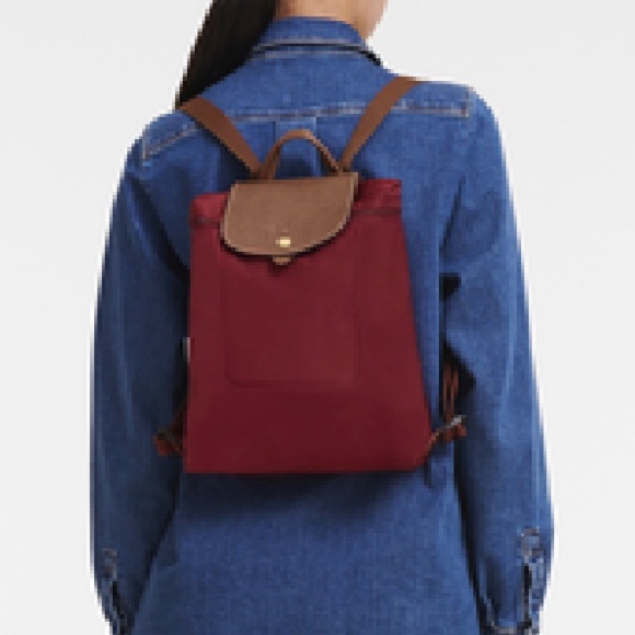 Longchamp | Bags | Longchamp Le Pliage Original Backpack Maroon | Poshmark